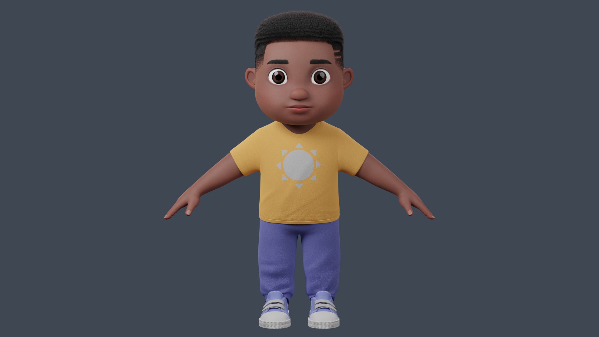 Cartoon Boy Rig 3D - TurboSquid 1961360