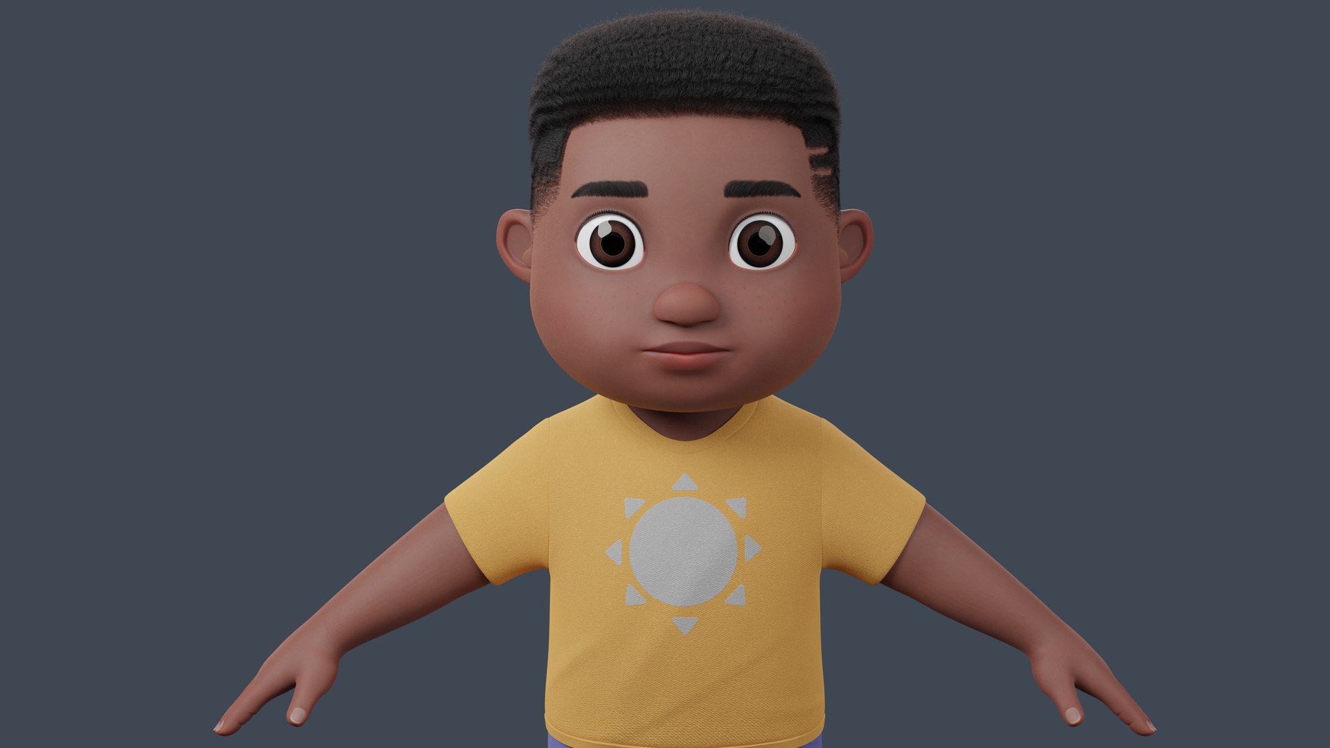 Cartoon Boy Rig 3D - TurboSquid 1961360