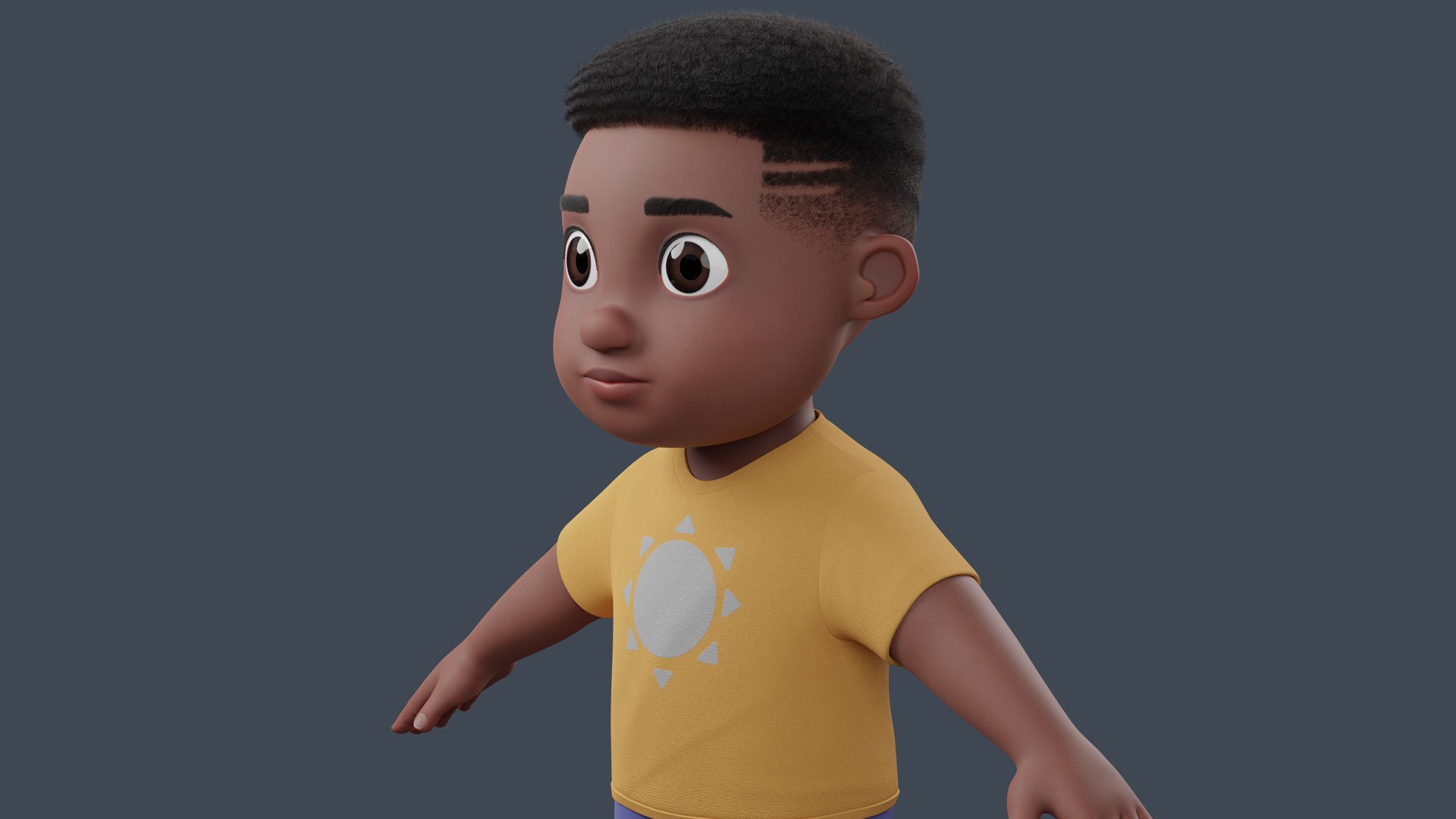 Cartoon Boy Rig 3D - TurboSquid 1961360