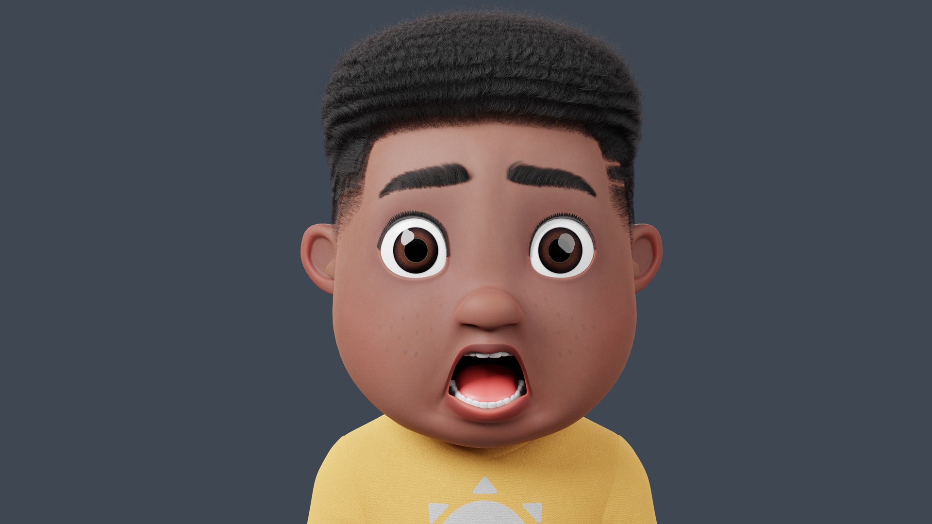 Cartoon Boy Rig 3D - TurboSquid 1961360