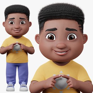 Download 3D Cartoon Boy Blender Models - TurboSquid