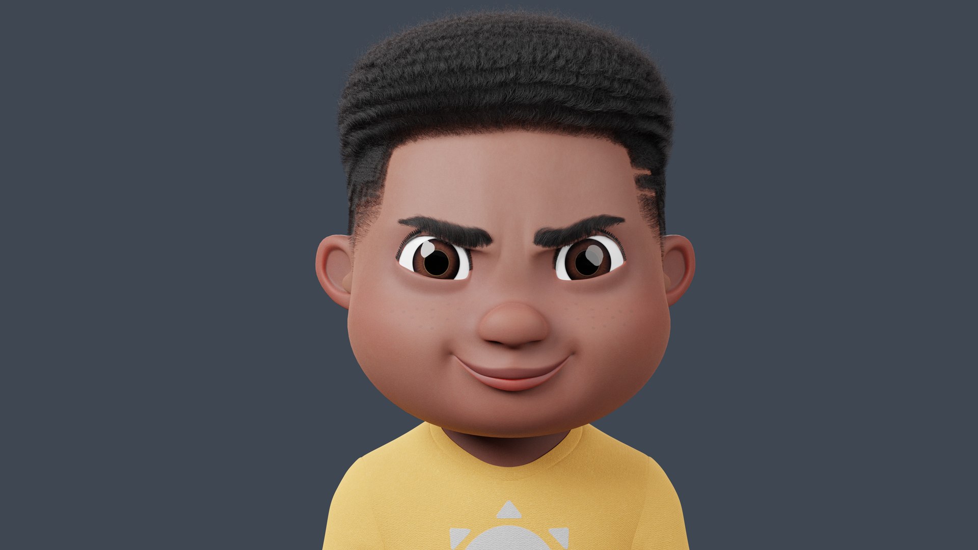 Cartoon Boy Rig 3D - TurboSquid 1961360