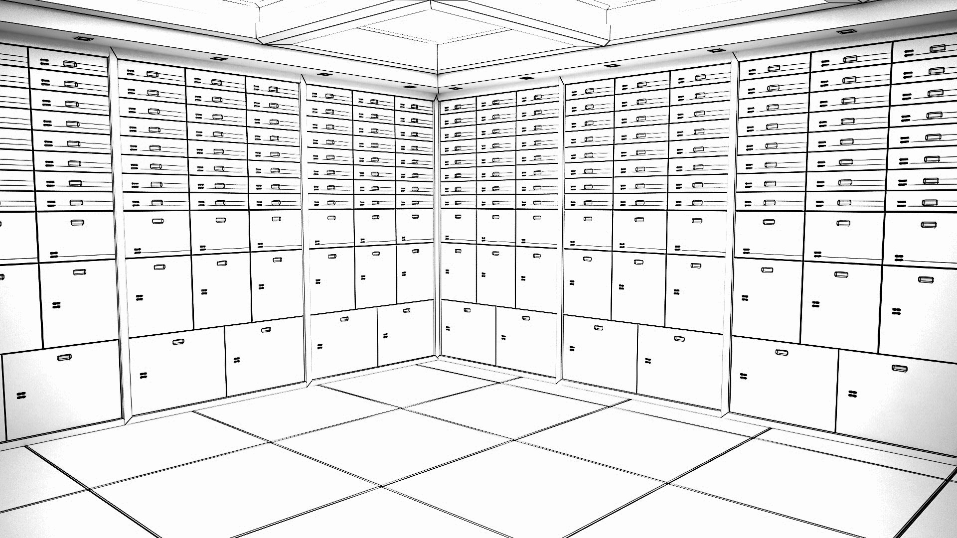 vault interior 3d model