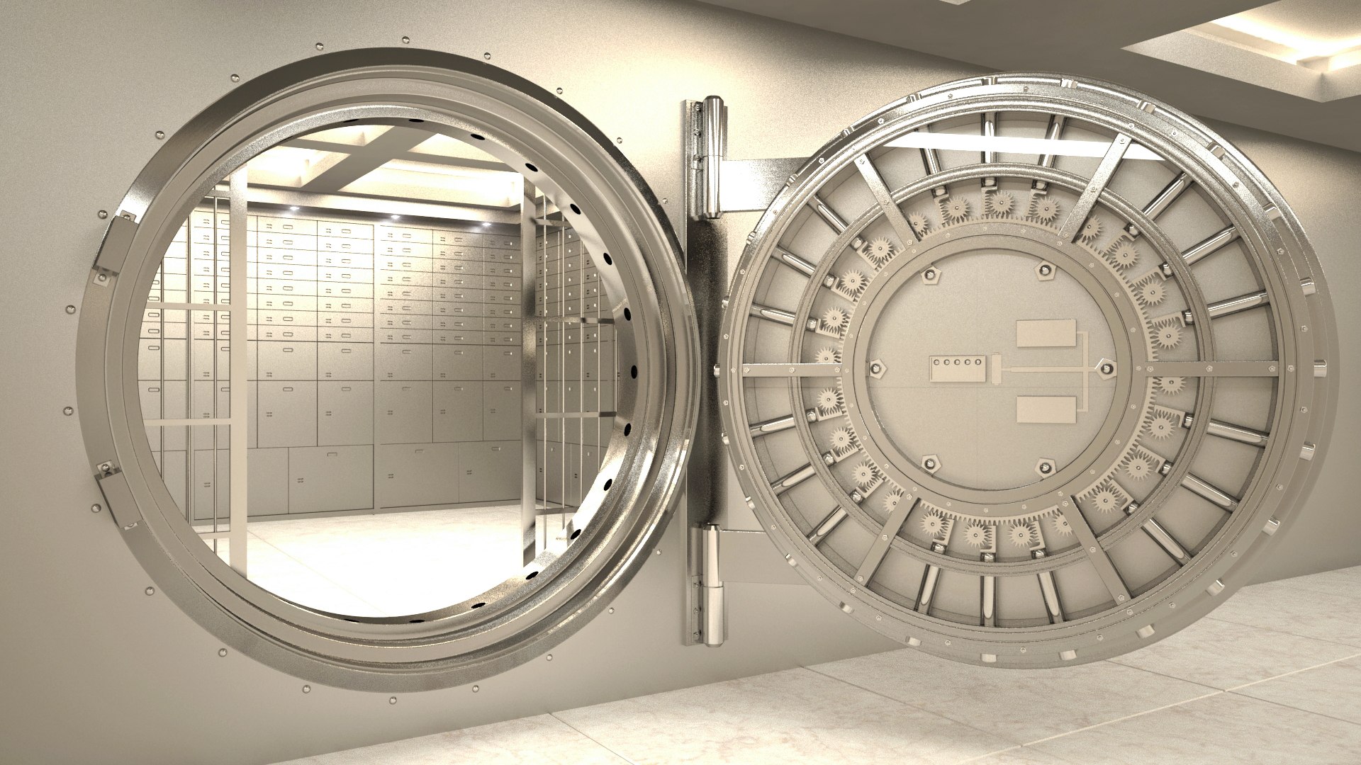 vault interior 3d model