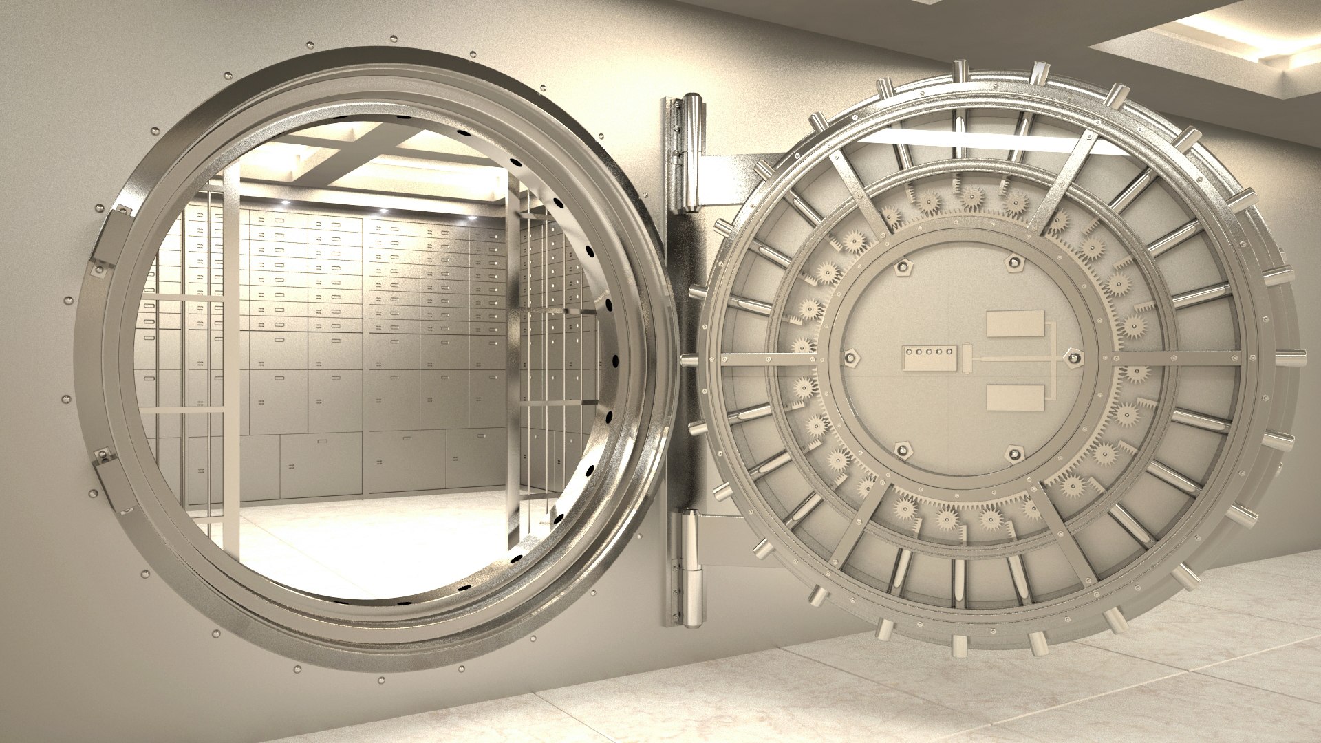 vault interior 3d model
