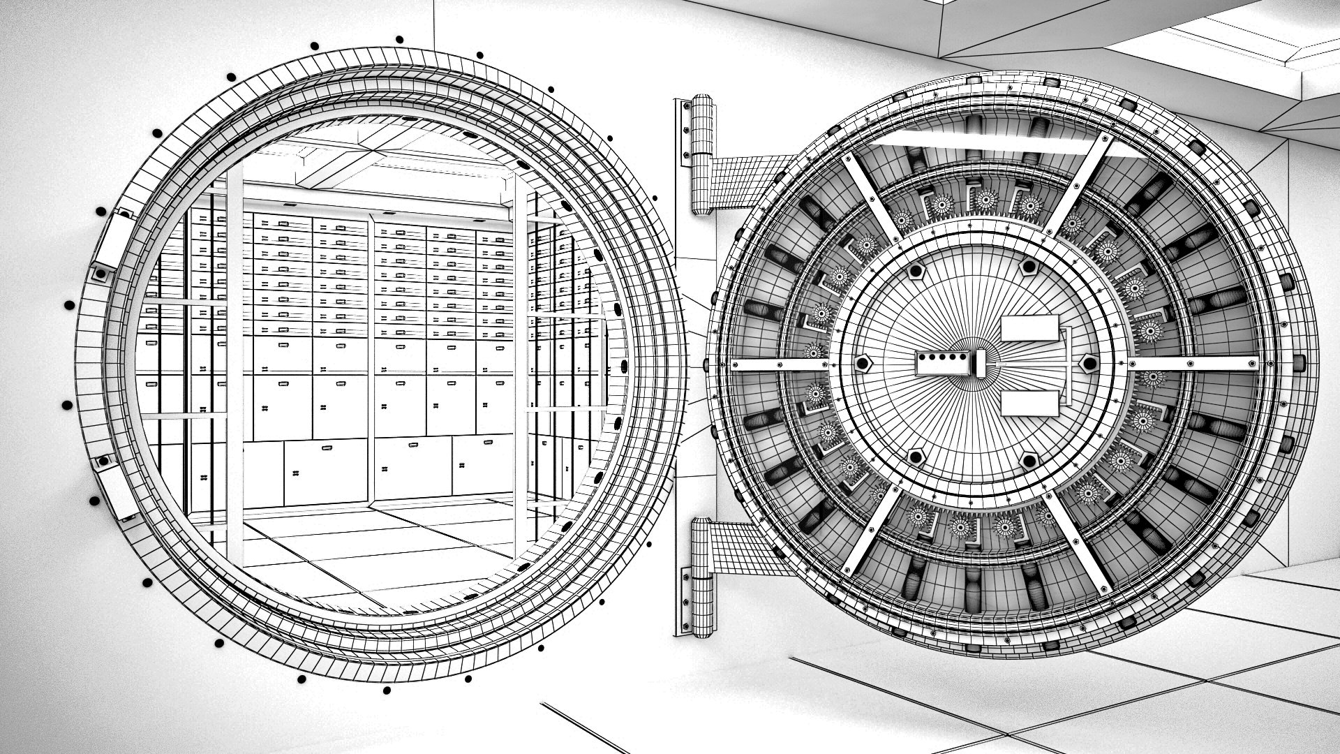 vault interior 3d model