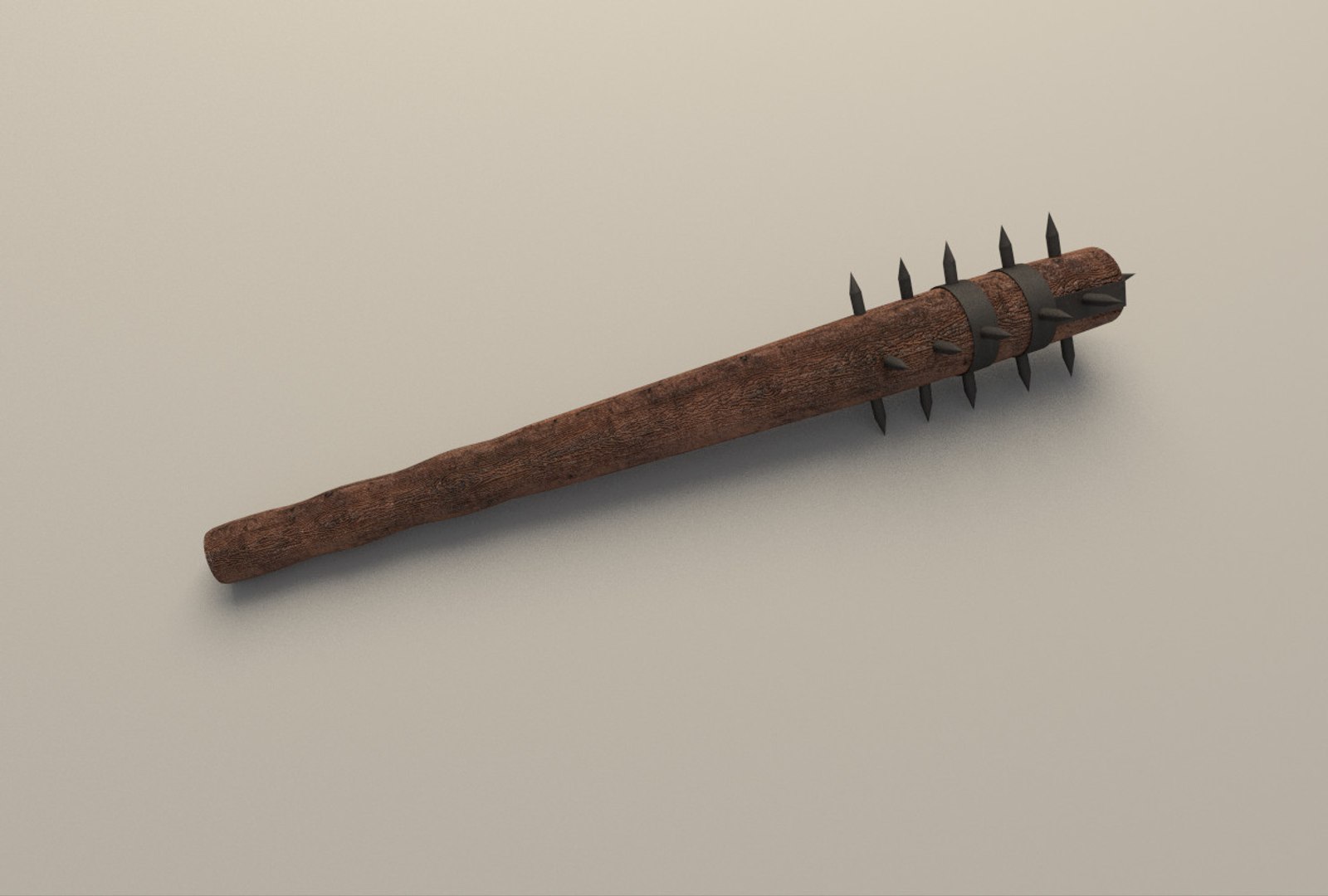 3d Medieval Club Model