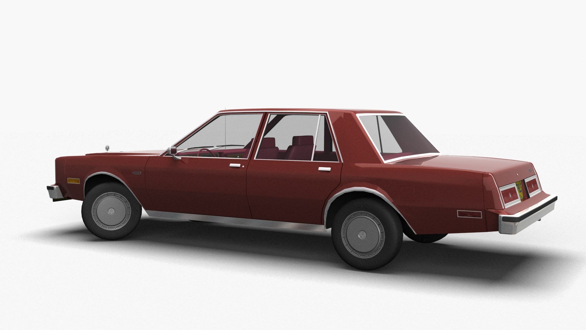 3D 1980 Chrysler LeBaron Model - TurboSquid 2454870