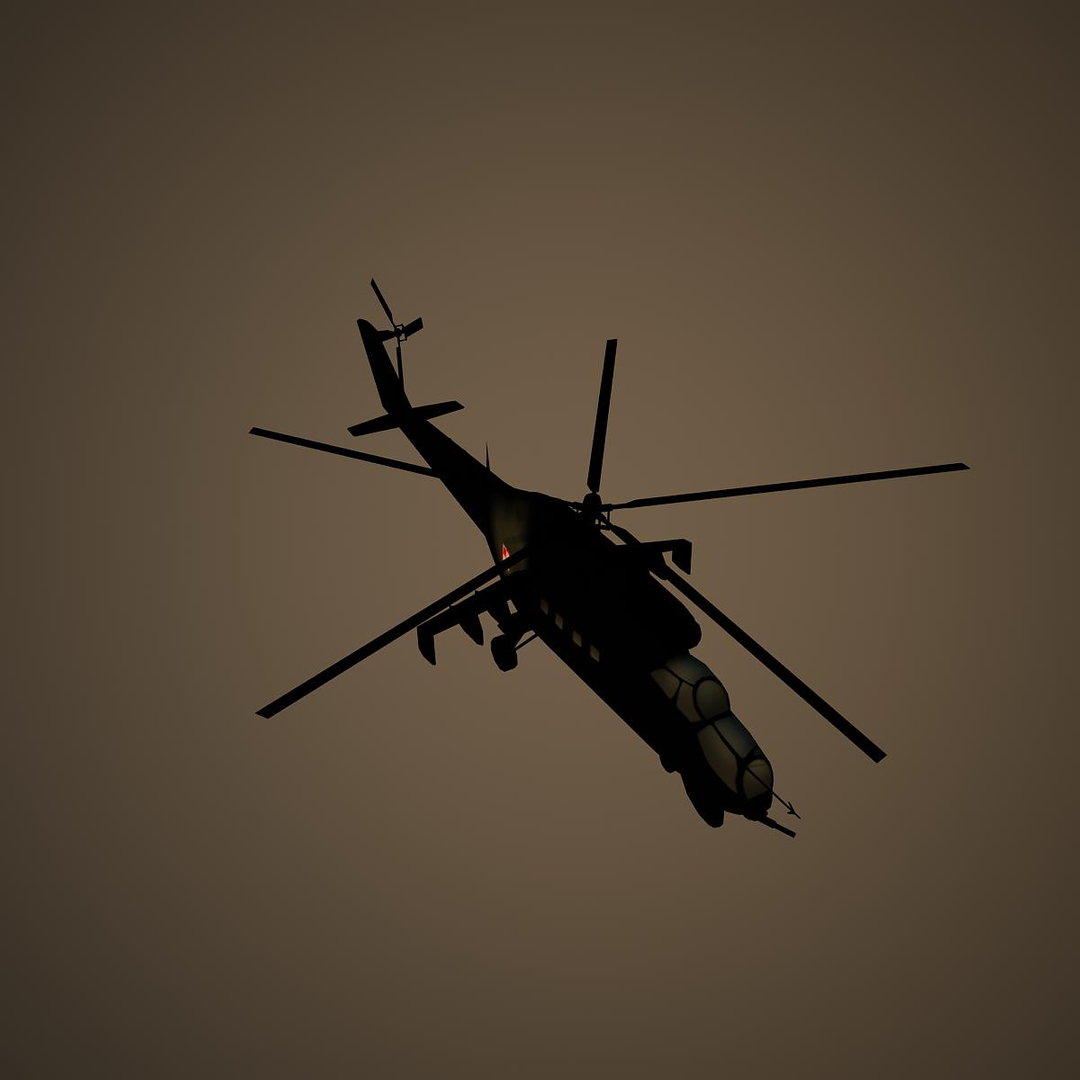 Mil Basic Helicopter 3d Max