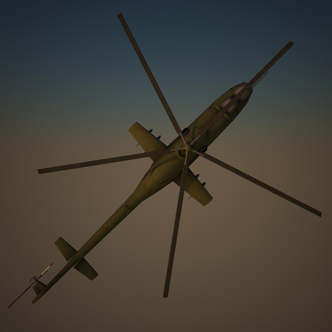Mil Basic Helicopter 3d Max
