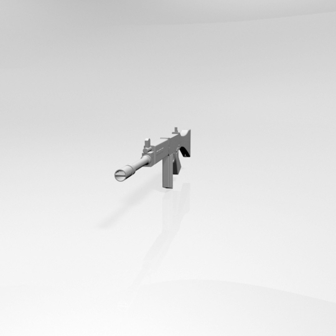 3D Model FN FAL Rifle 01 - TurboSquid 1833607
