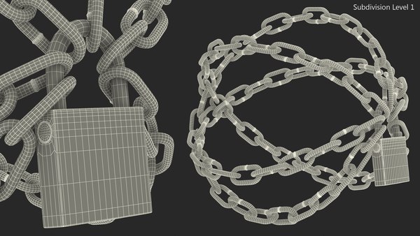 Stylized chains 3D - TurboSquid 1703087