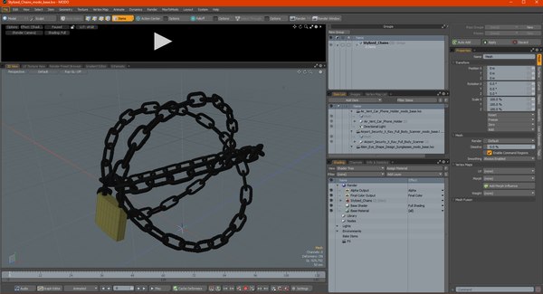 Stylized chains 3D - TurboSquid 1703087