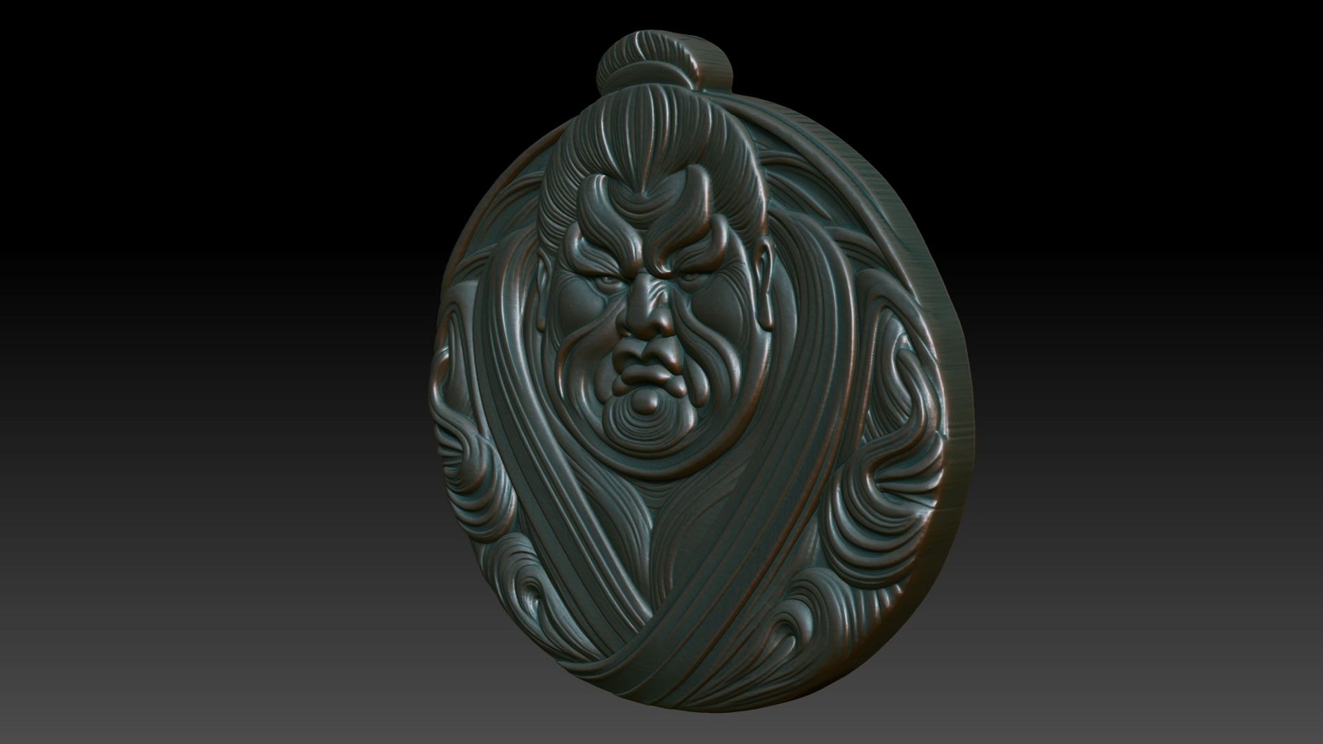 3D Sumo Wrestler Basrelief 06 240802 - TurboSquid 2380934