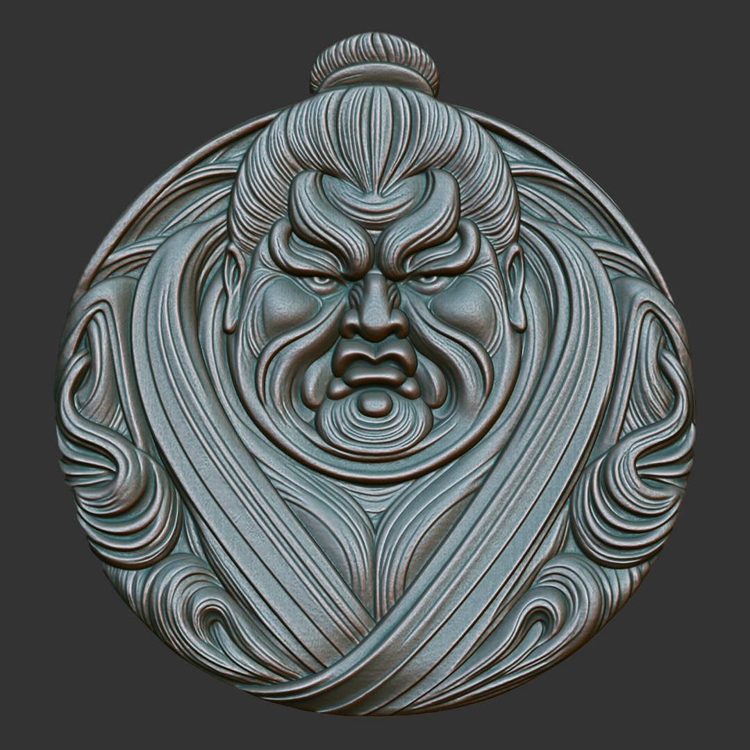 3D Sumo Wrestler Basrelief 06 240802 - TurboSquid 2380934