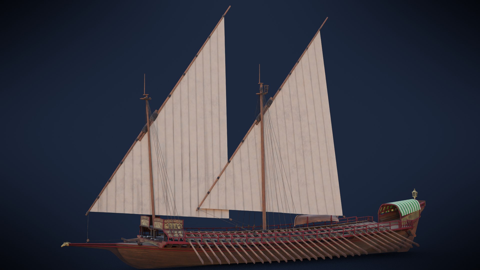 modèle 3D de Galère Médiévale - TurboSquid 1808867