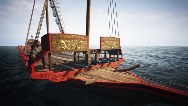 modelo 3d Galera medieval - TurboSquid 1808867