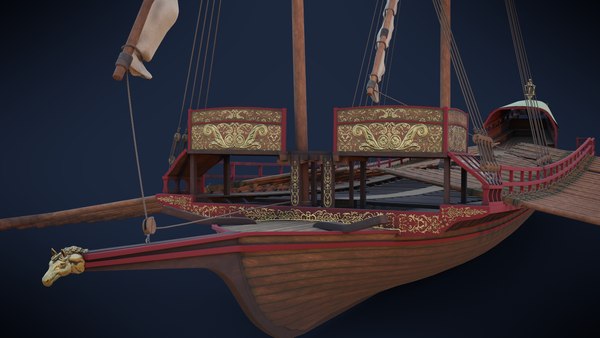 modelo 3d Galera medieval - TurboSquid 1808867