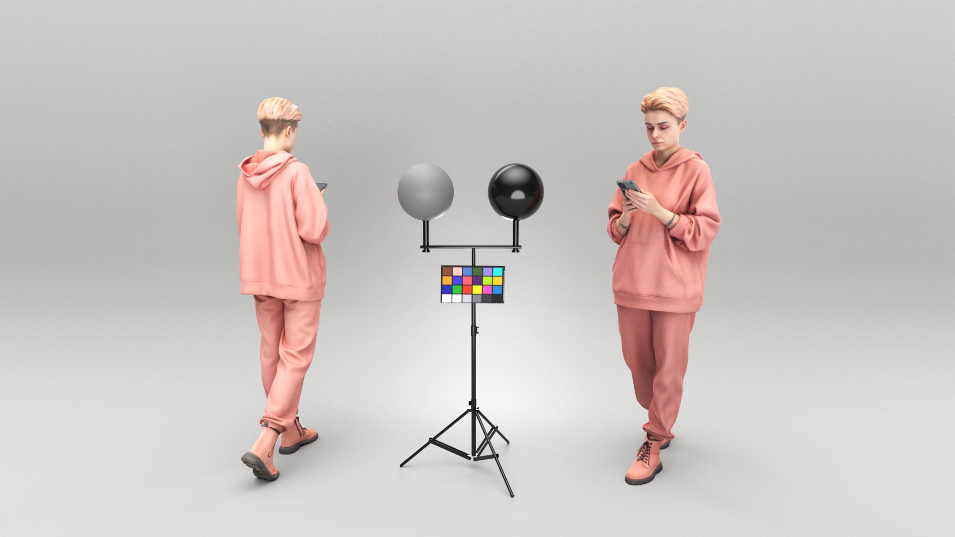 3D Beautiful Woman Talking On Mobile Phone 403 Model - TurboSquid 2121604