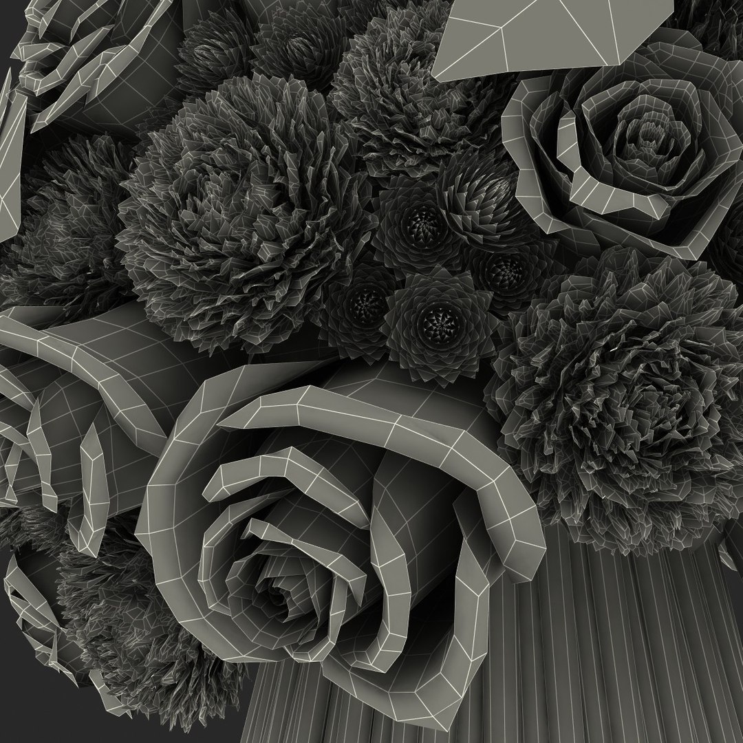 Flower Bouquet 3d Model