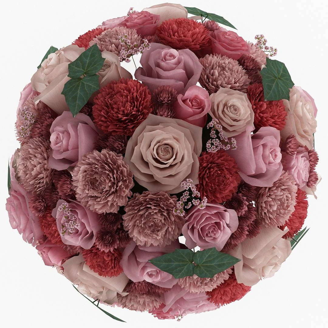 Flower Bouquet 3d Model