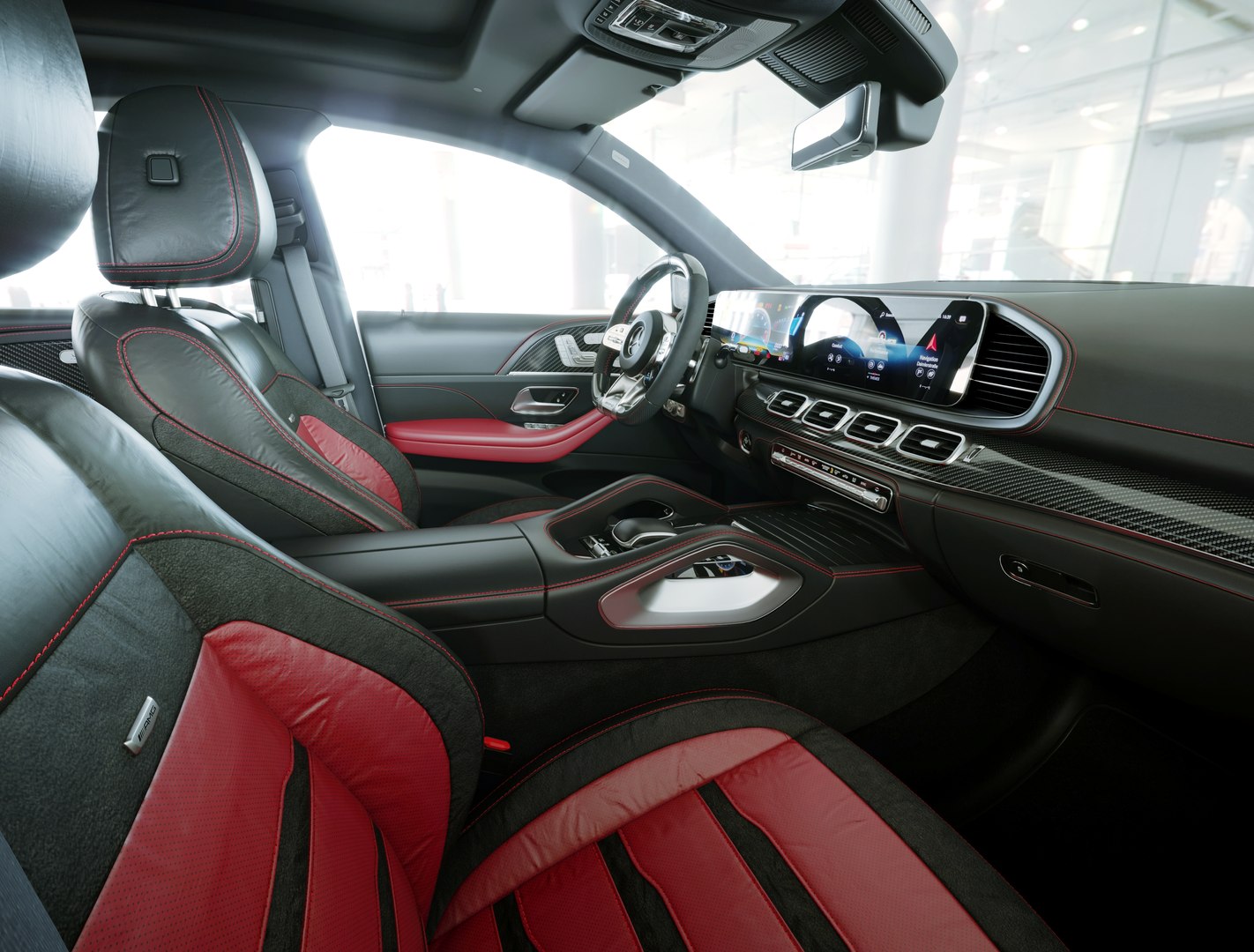 3D Interior Mercedes-AMG GLE 63 S Coupe 2021 - TurboSquid 1736842