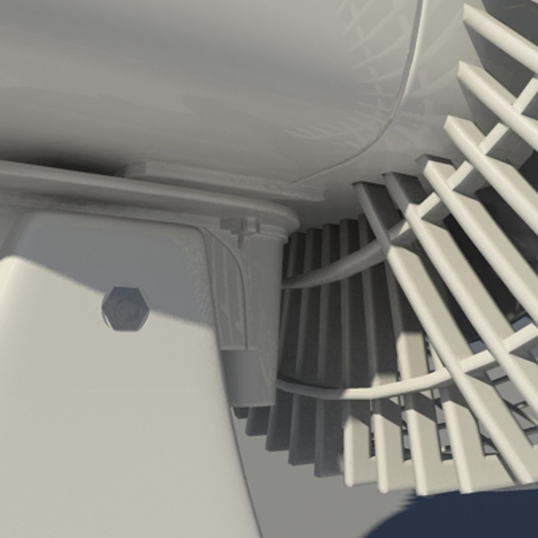 3d model of fan