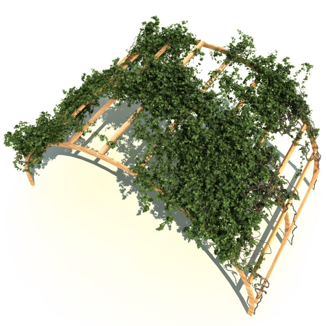 3ds pergola path ivy v3