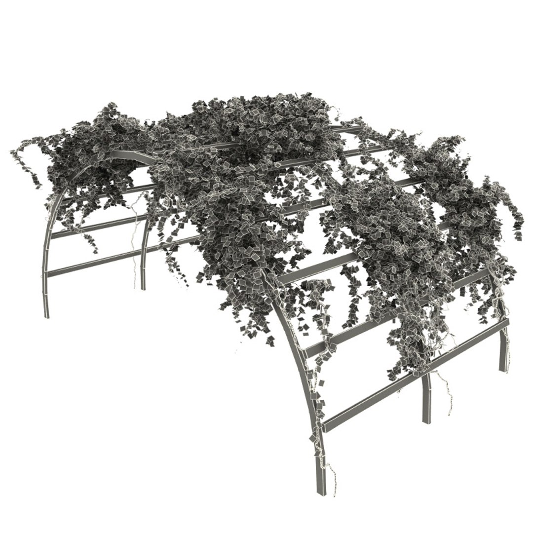 3ds pergola path ivy v3