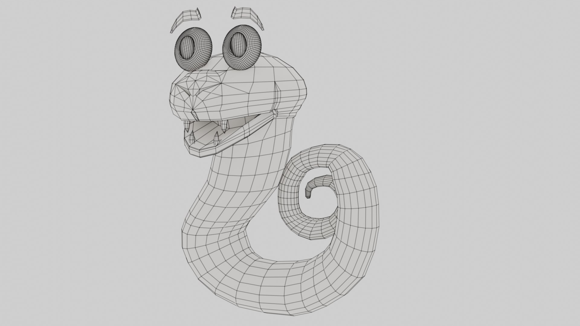 3D SEGA SWIRL 3d Snake Model - TurboSquid 2075636