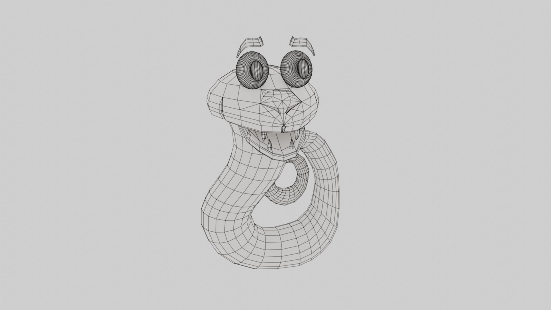 3D SEGA SWIRL 3d Snake Model - TurboSquid 2075636
