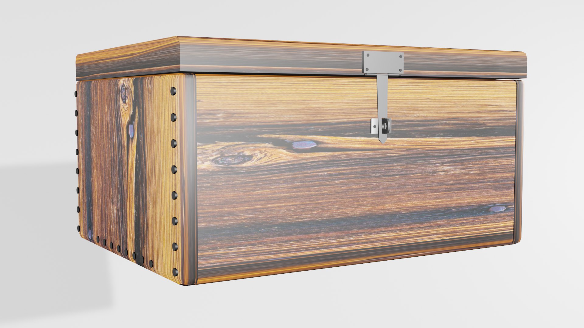 3D Wooden Box - PBR Low Poly - TurboSquid 2236747