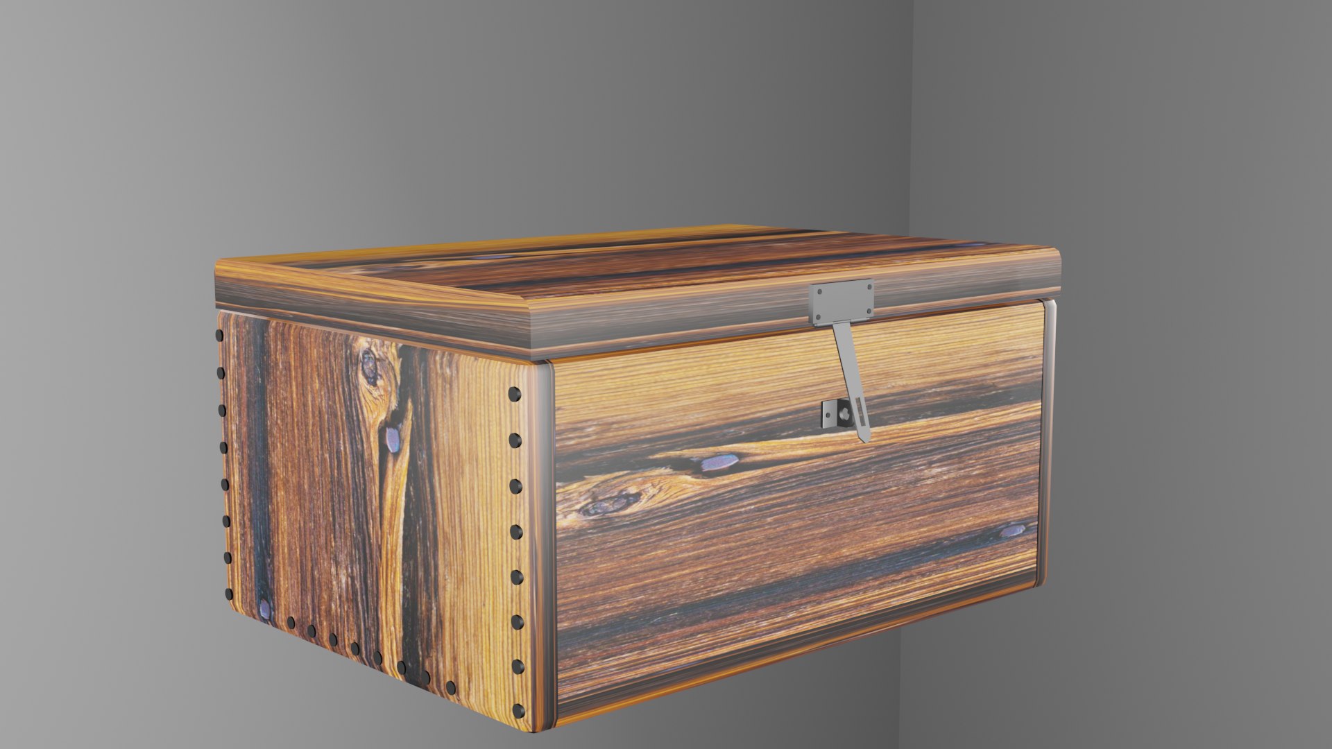 3D Wooden Box - PBR Low Poly - TurboSquid 2236747