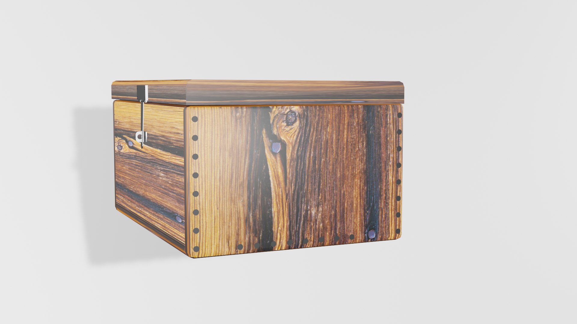 3D Wooden Box - PBR Low Poly - TurboSquid 2236747