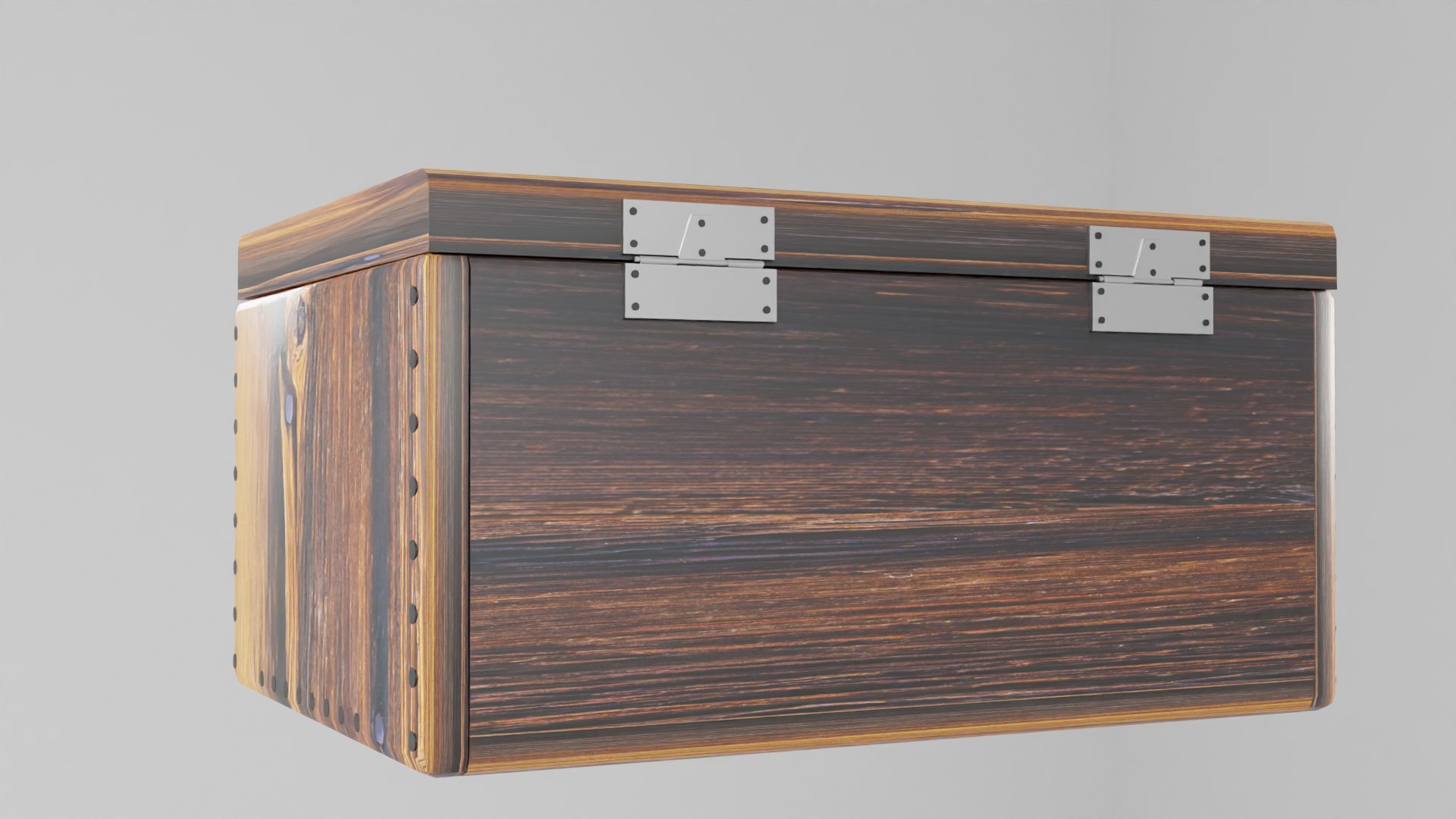 3D Wooden Box - PBR Low Poly - TurboSquid 2236747