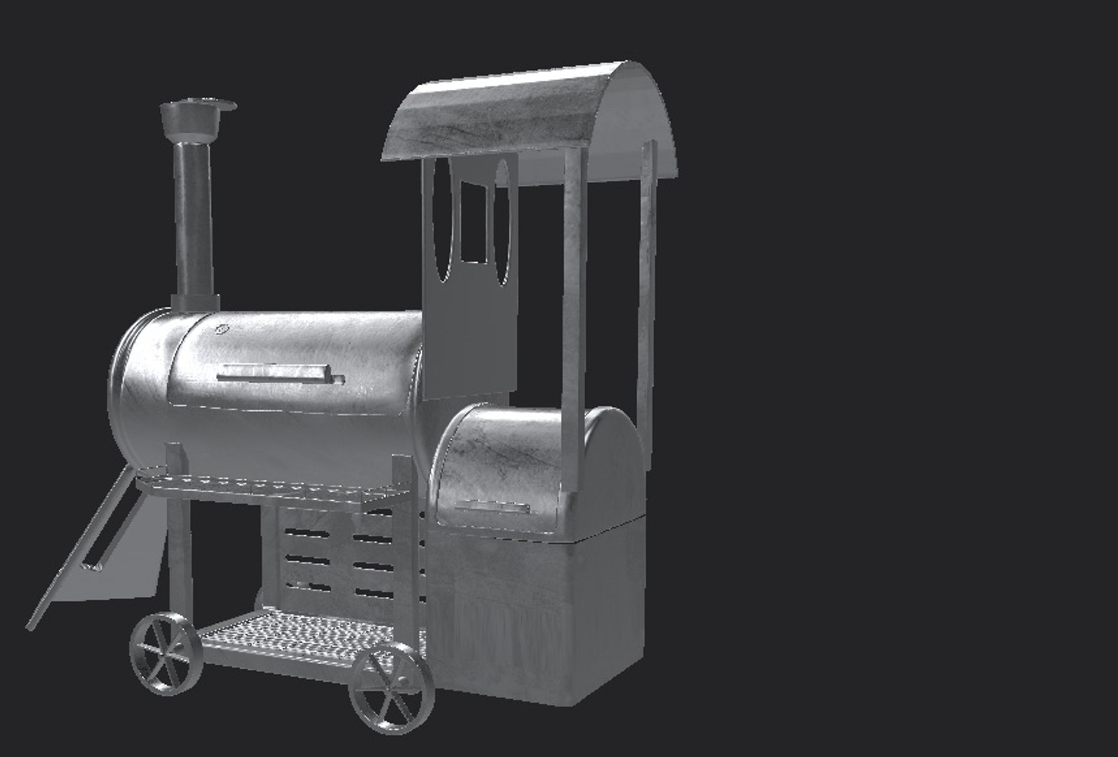 3D Grill Locomotive - TurboSquid 1560475