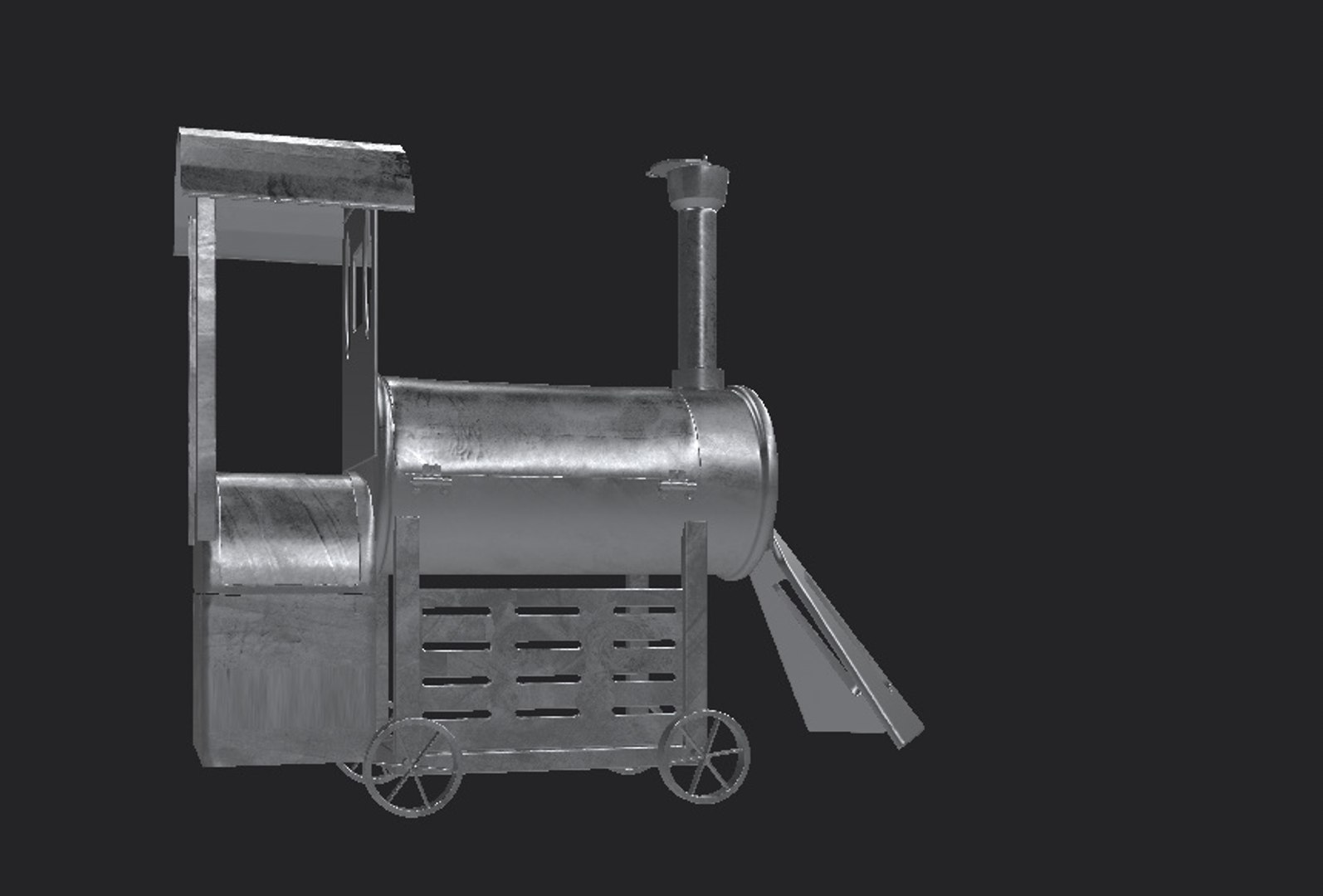 3D Grill Locomotive - TurboSquid 1560475