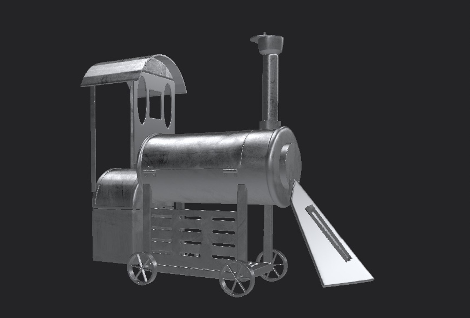 3D Grill Locomotive - TurboSquid 1560475