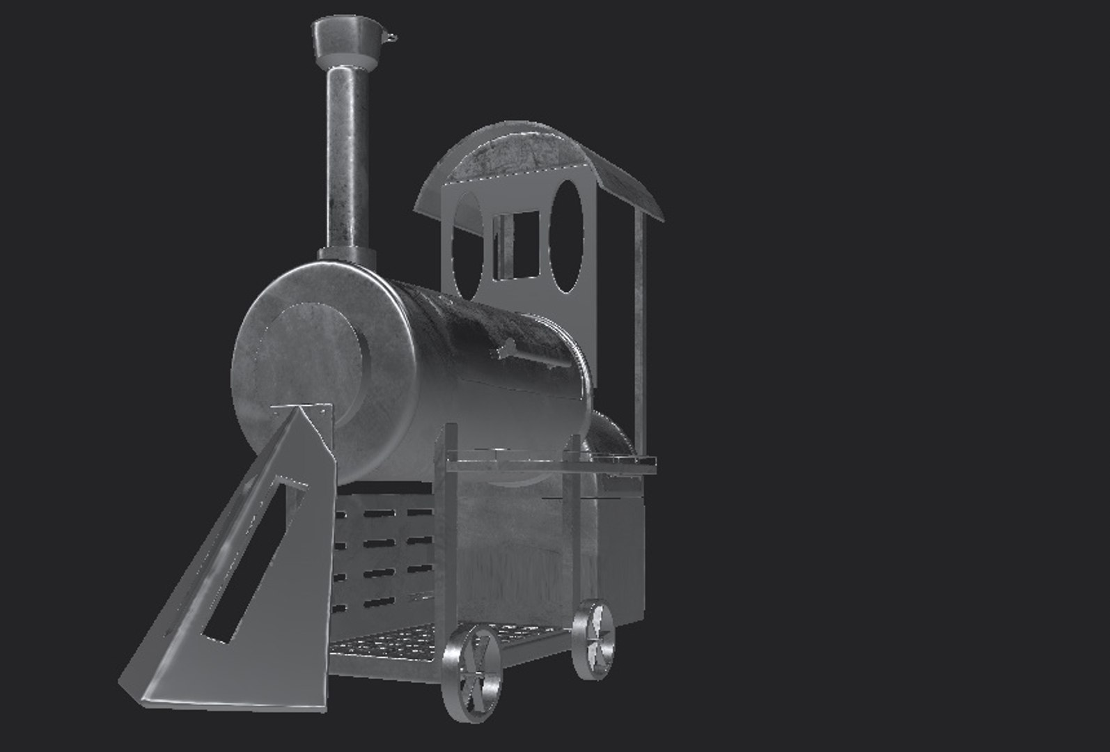 3D Grill Locomotive - TurboSquid 1560475