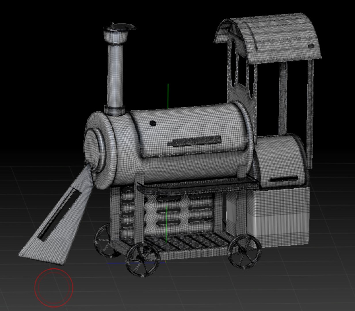 3D Grill Locomotive - TurboSquid 1560475