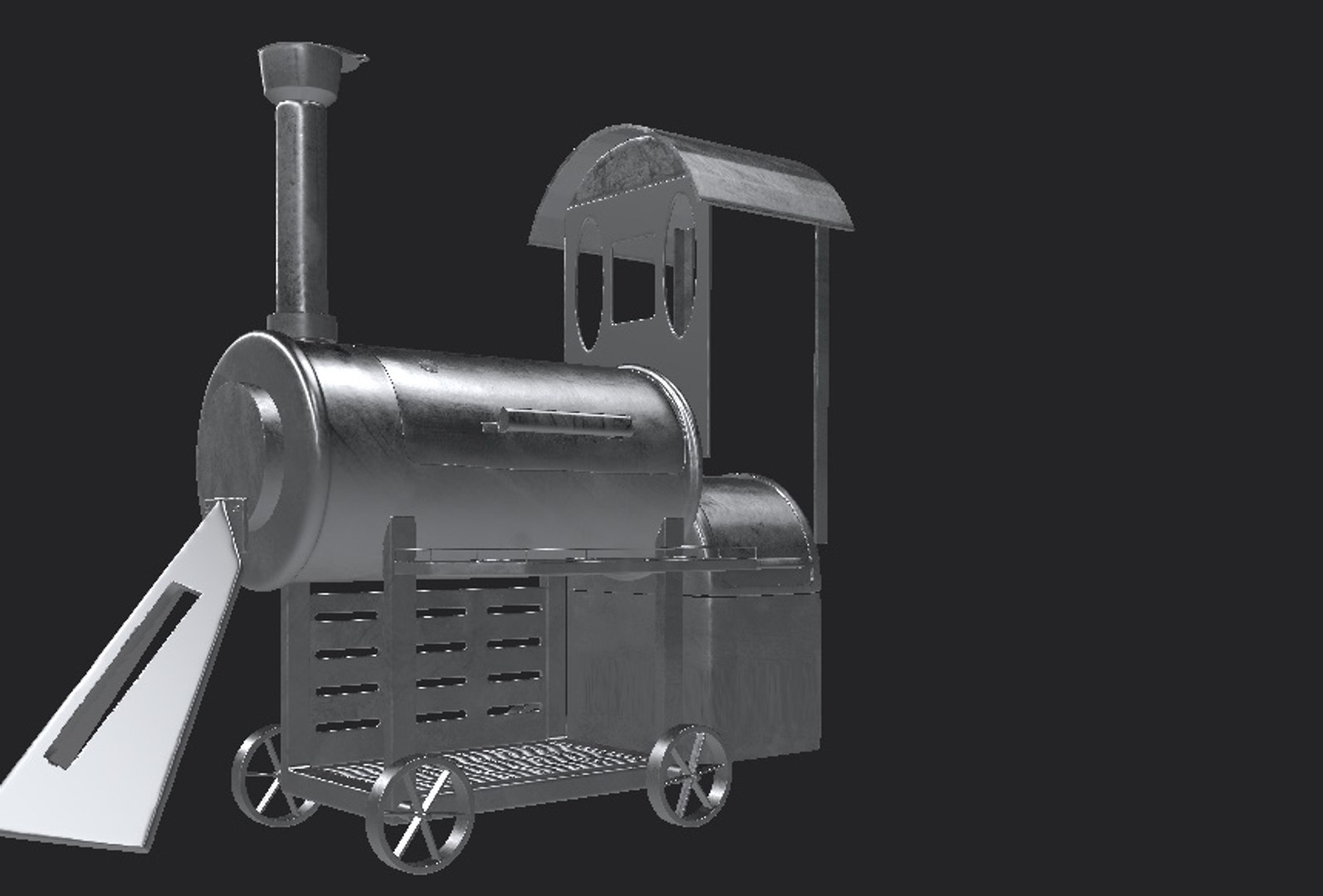 3D Grill Locomotive - TurboSquid 1560475