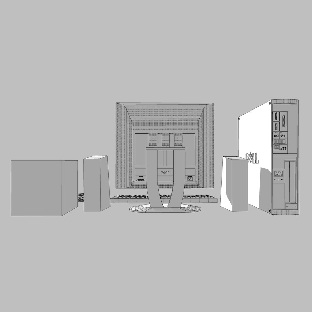 3d Computer Setup Dell