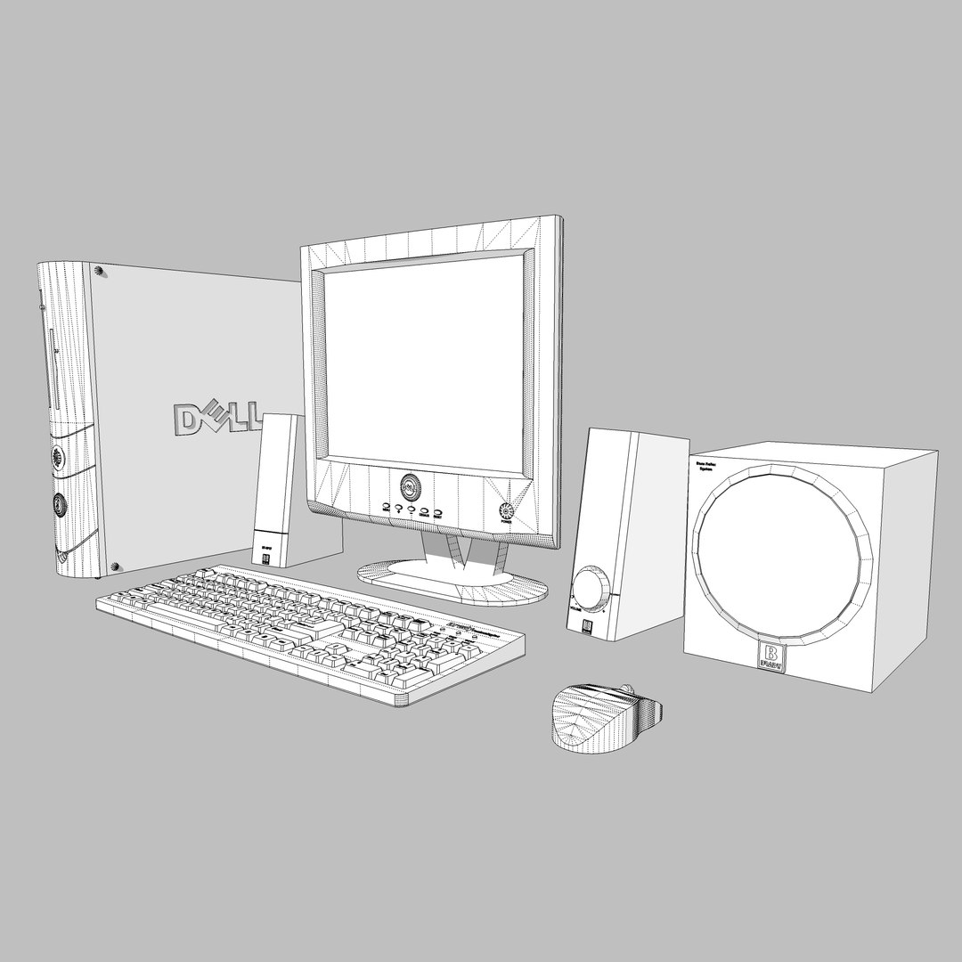 3d Computer Setup Dell