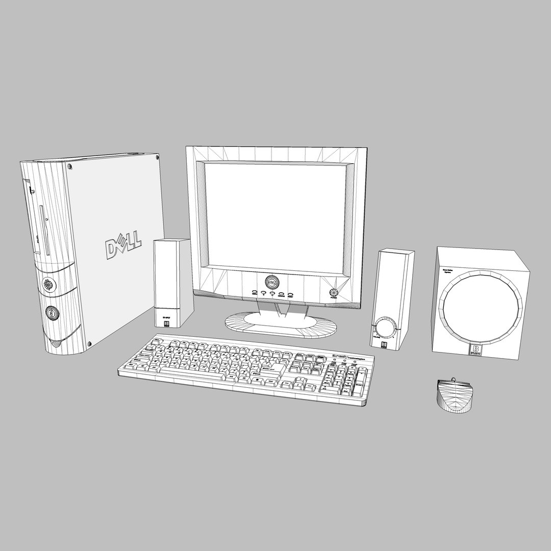 3d Computer Setup Dell