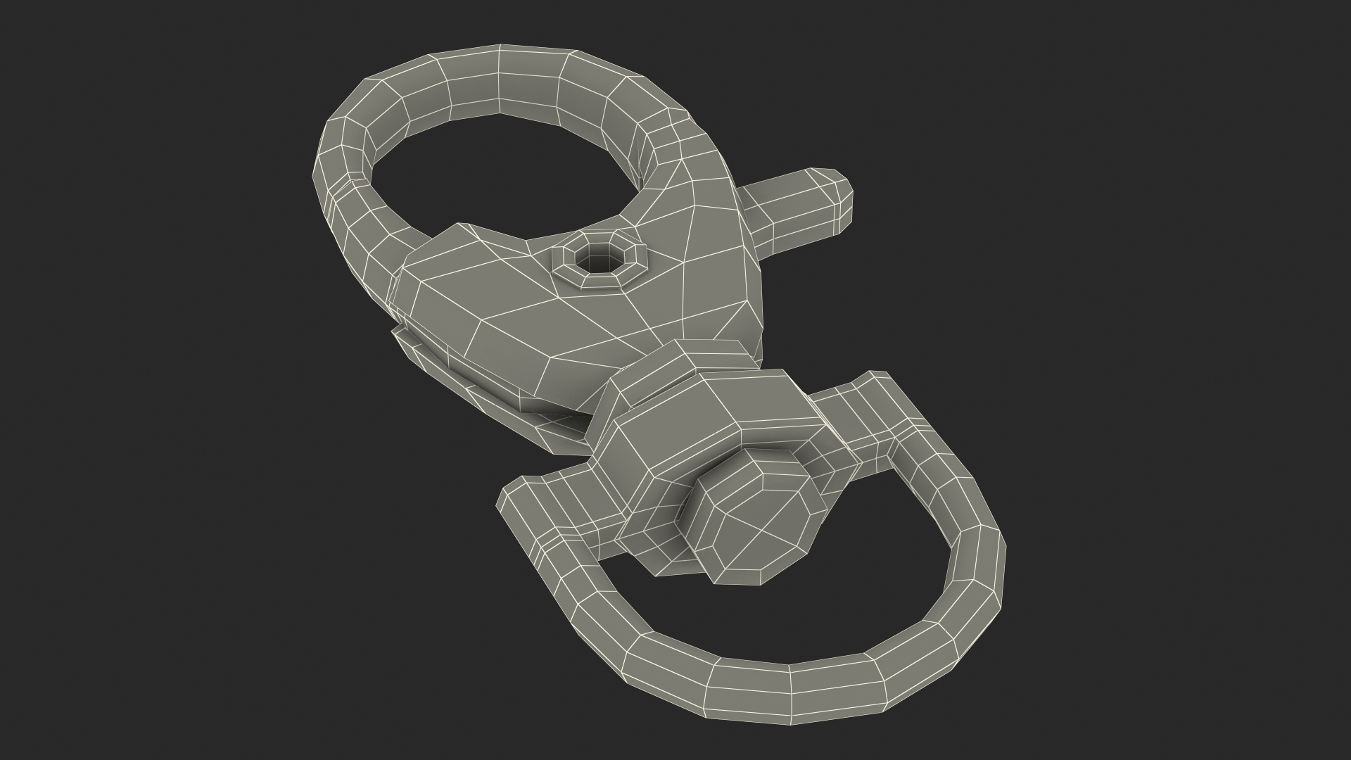 Lobster Claw Clasp Black 3D Model - TurboSquid 1777324