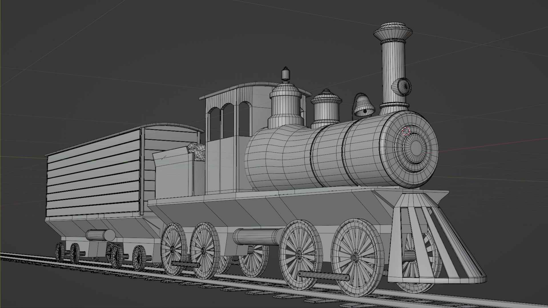 Free Cartoon Low Poly Train Model - TurboSquid 2018830