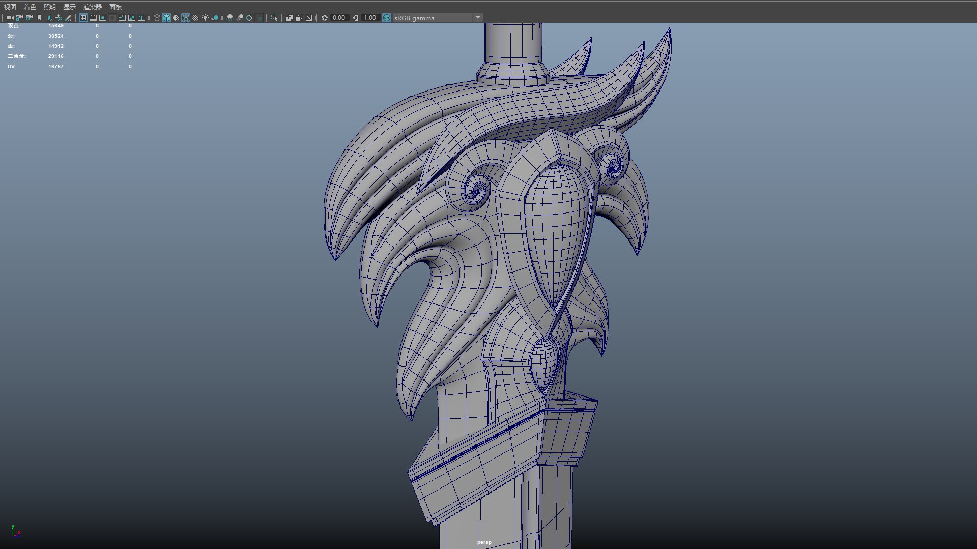 3D model Giant Great Sword Garen LOL League of Legends Excalibur saber ...