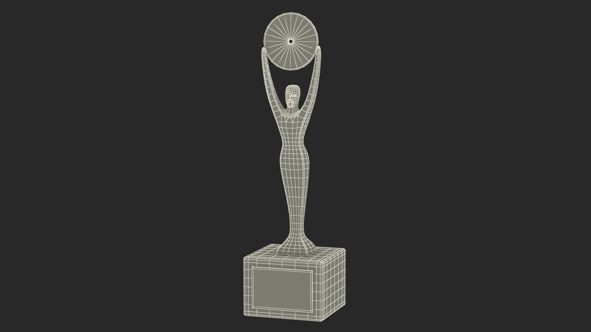 3D Rock And Roll Hall Of Fame Trophy Crushed - TurboSquid 2041060