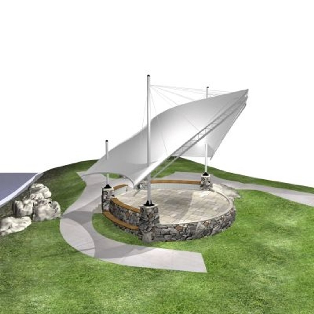 Bandshell 3d Model