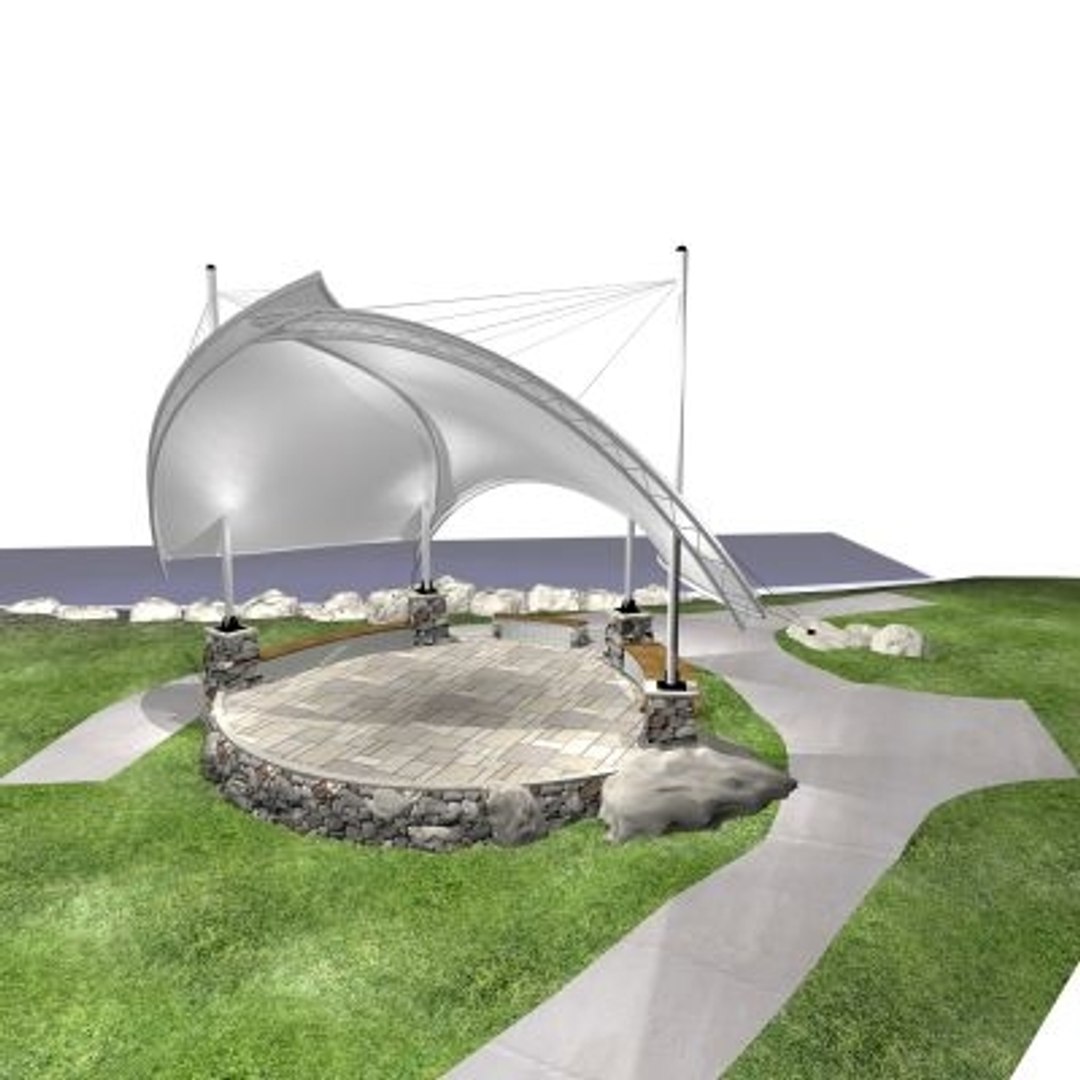 Bandshell 3d Model